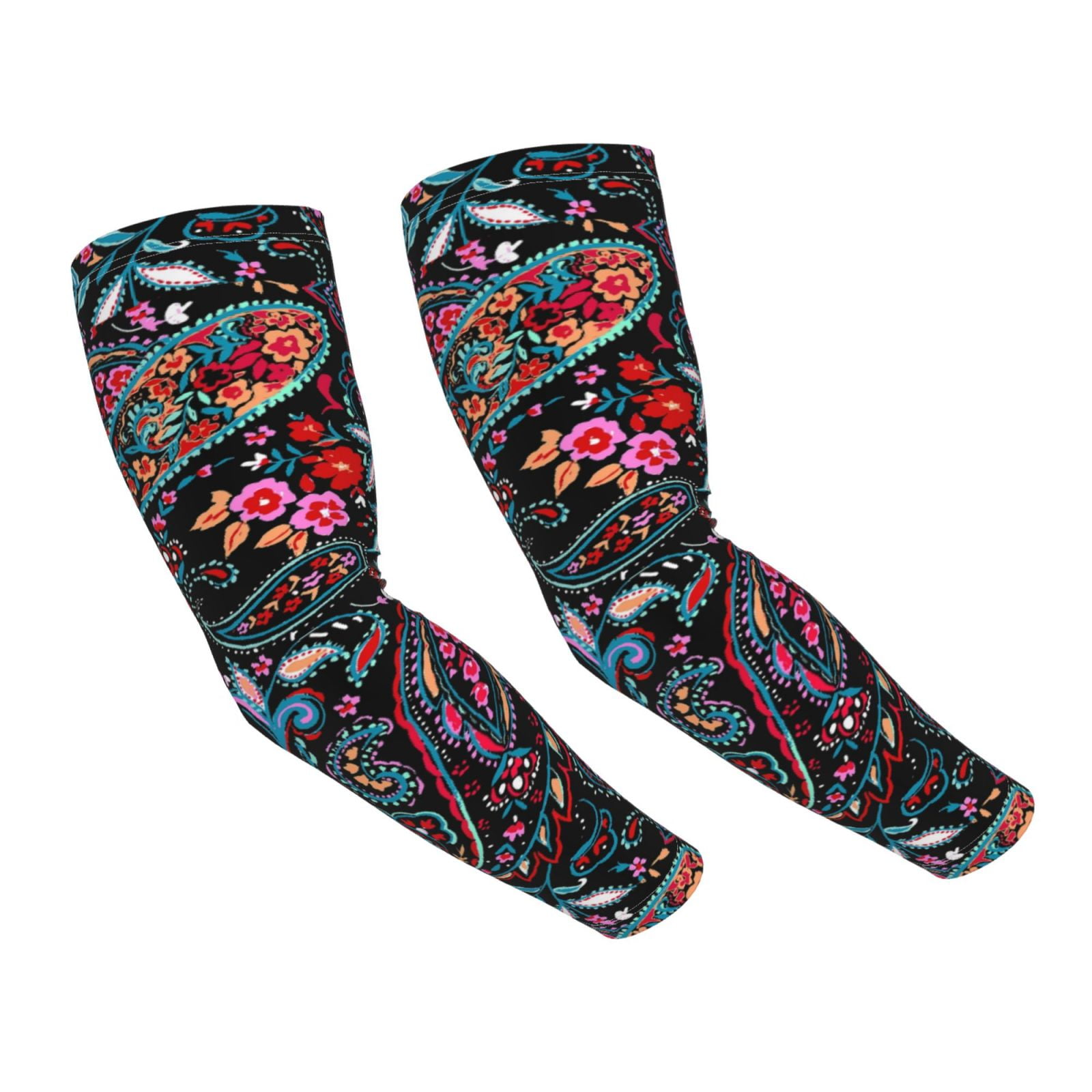Cooling Arm Sleeves for Men and Women Paisley Sleeves to Cover Arms for ...