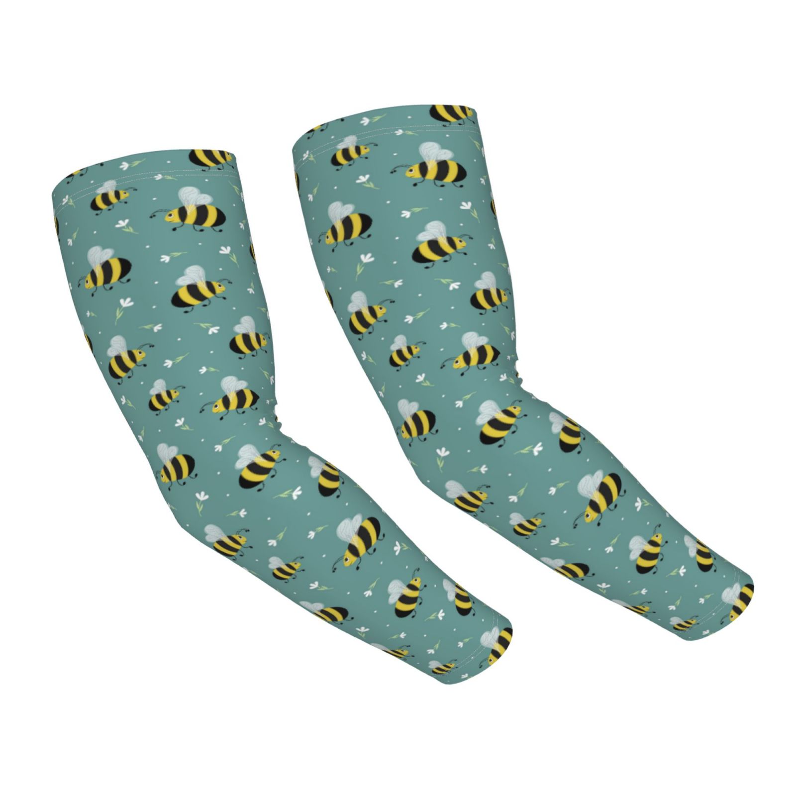 Cooling Arm Sleeves for Men and Women cute bees flowers Sleeves to ...