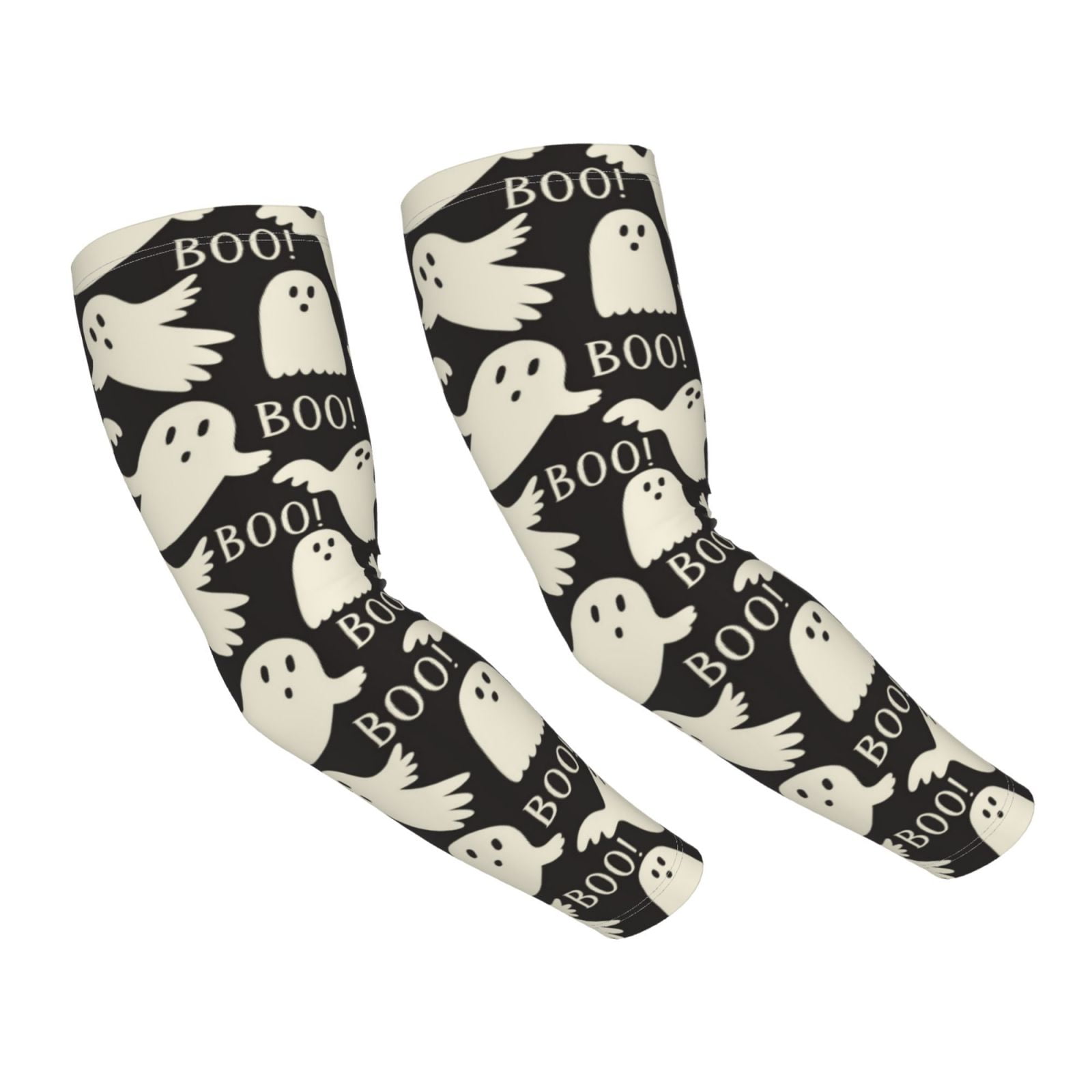 Cooling Arm Sleeves for Men and Women ghost_boo_halloween_pattern ...
