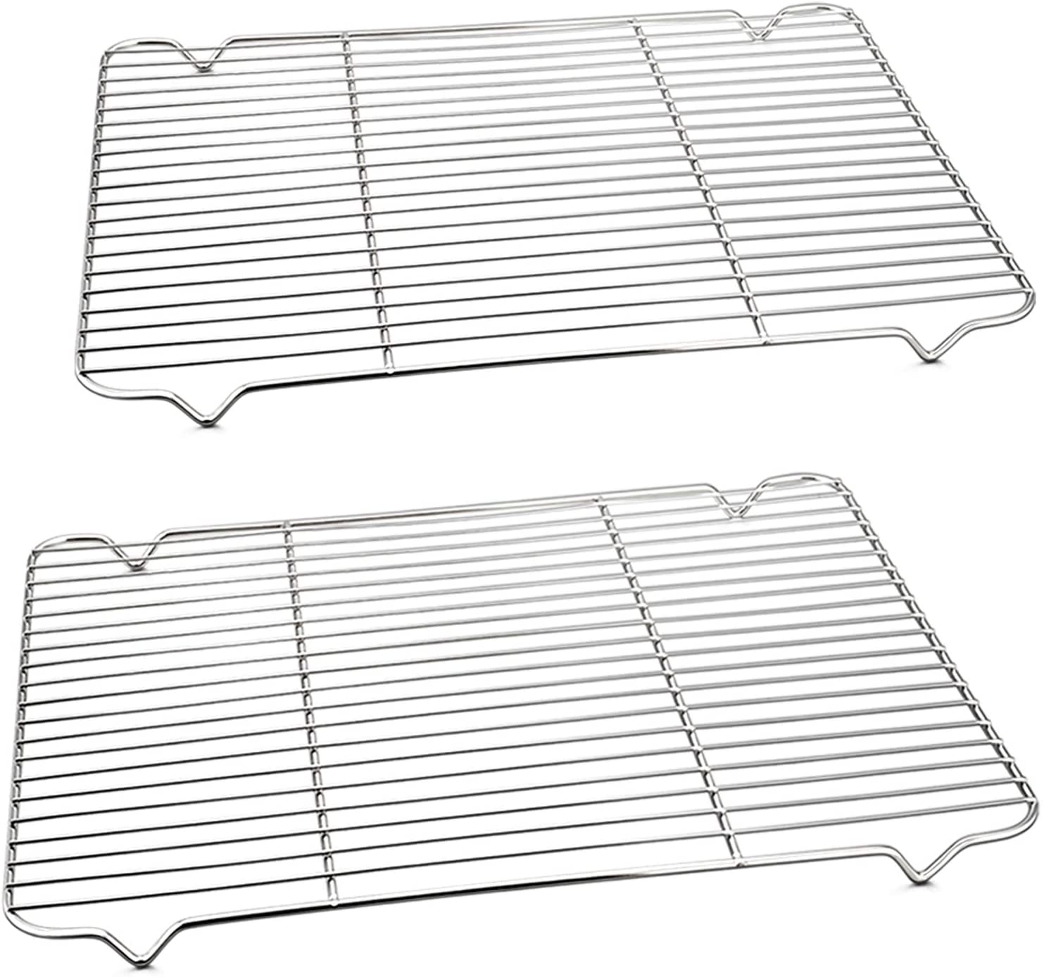 MY Cooling Baking Rack Pack of 2, Stainless Steel Cooling Racks for ...