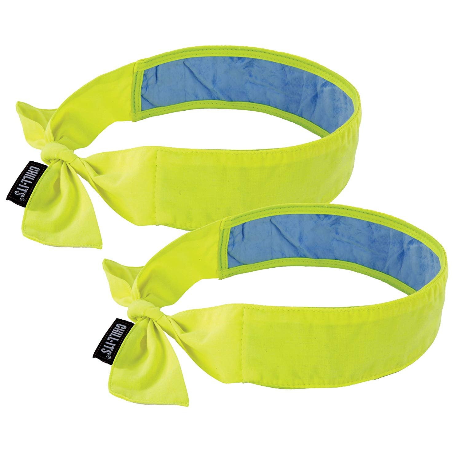 Cooling Bandana, Lime, Lined with Evaporative PVA Material for Fast ...