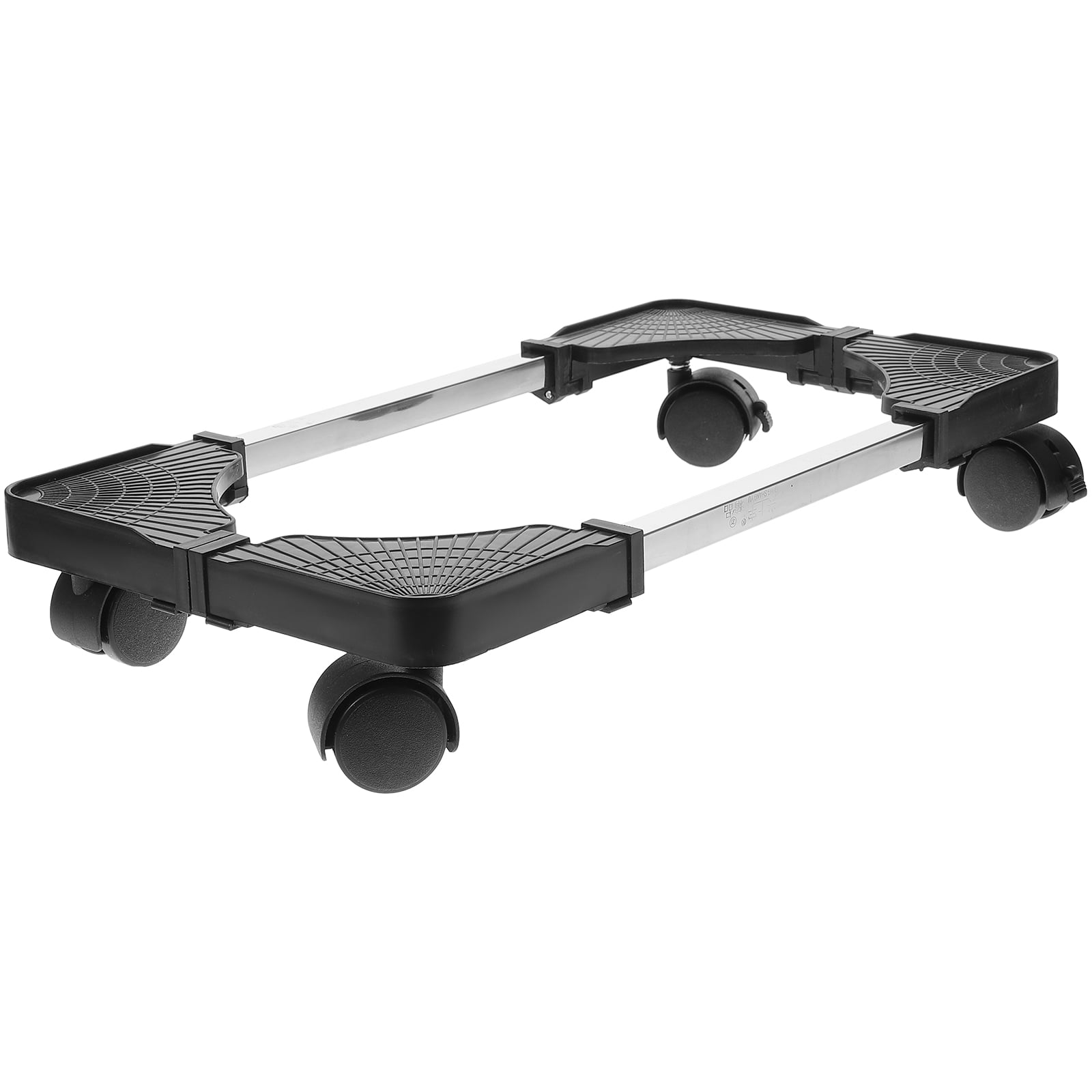 Cooling Base Computer Floor Stand Cart with Wheels Laptop Desk ...