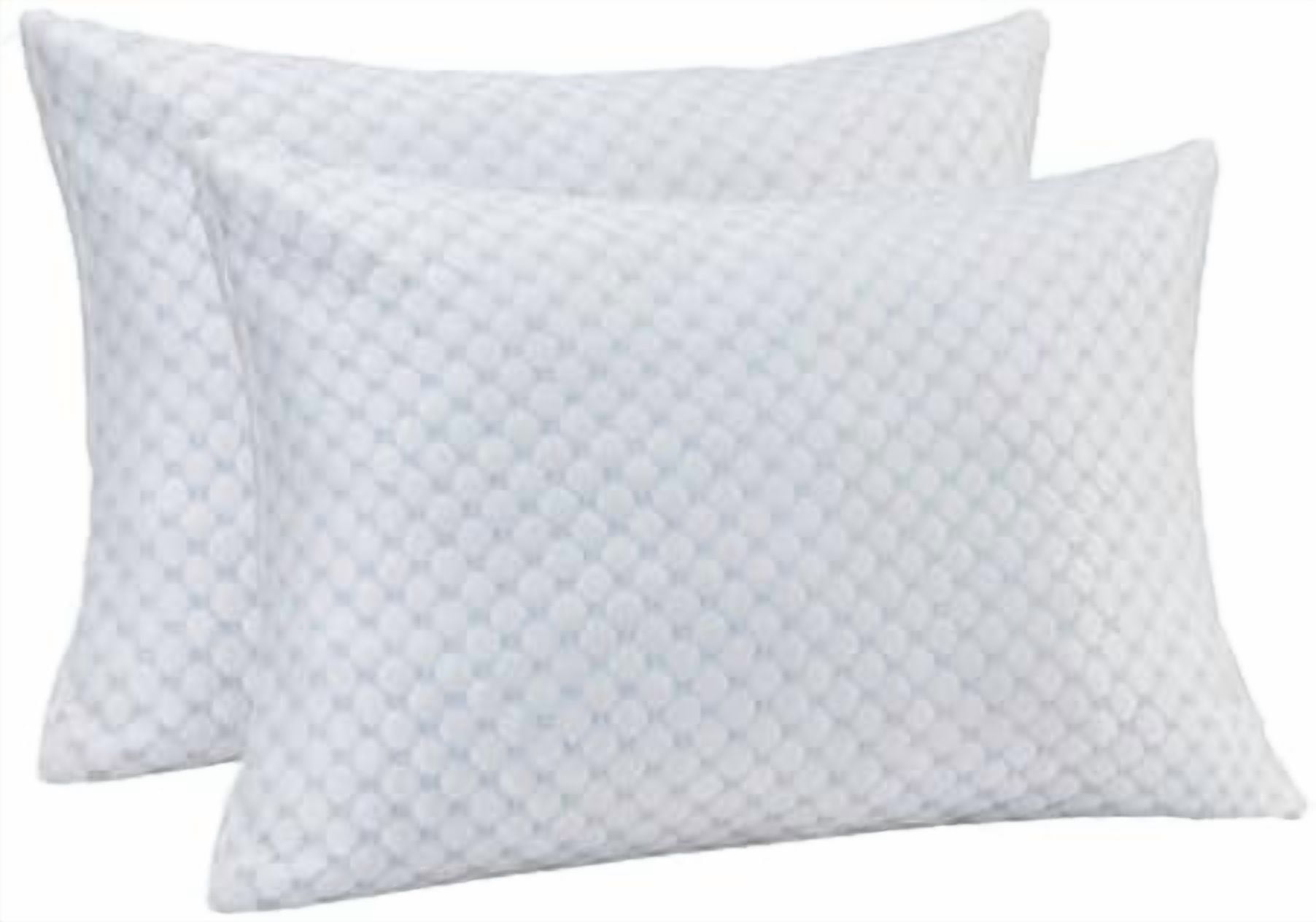 Cooling Bed Pillows for Sleeping 2 Pack Shredded Memory Foam Pillows ...