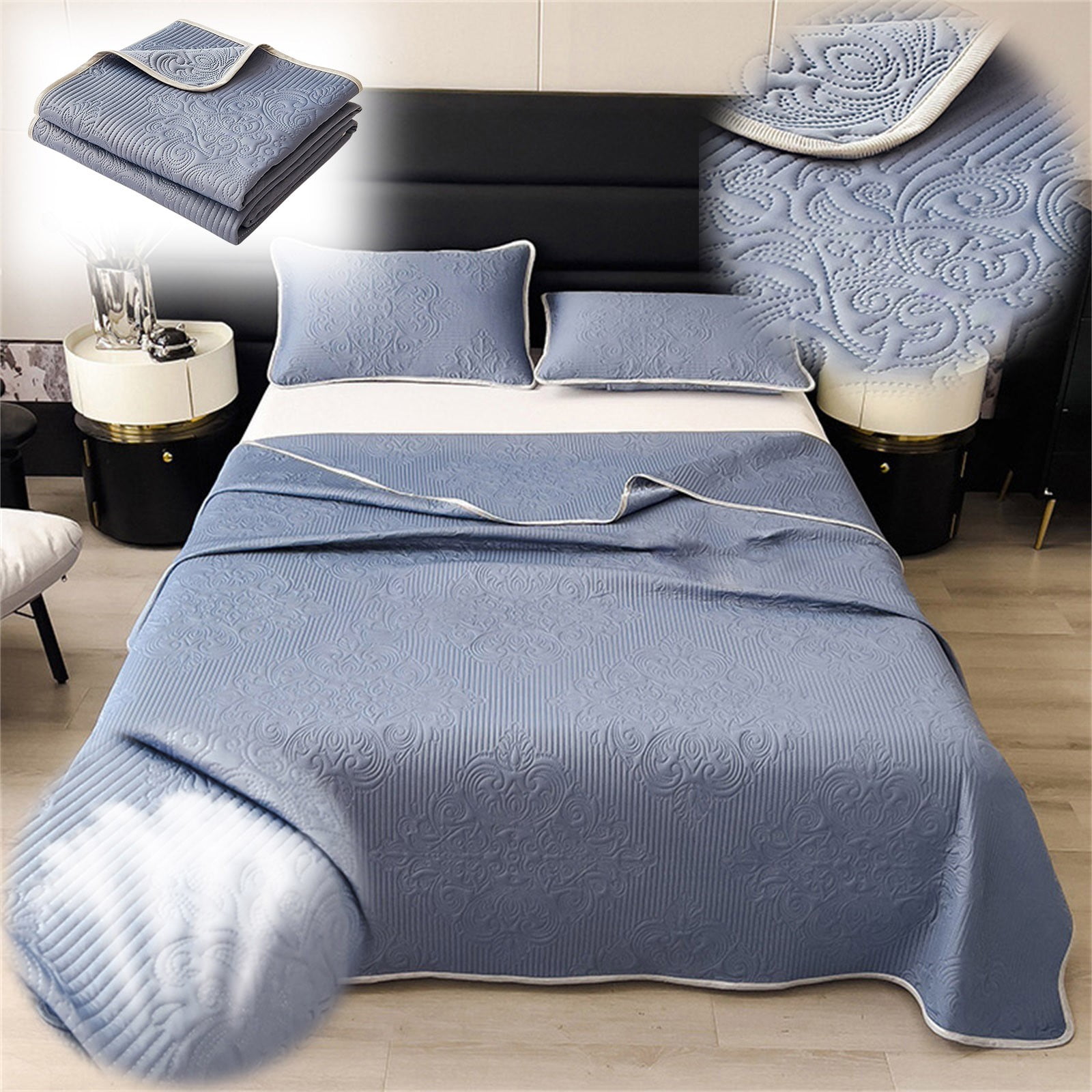 Cooling Blanket, Summer Blankets with Double Sided Cold Effect, Summer Washable Double Size ...