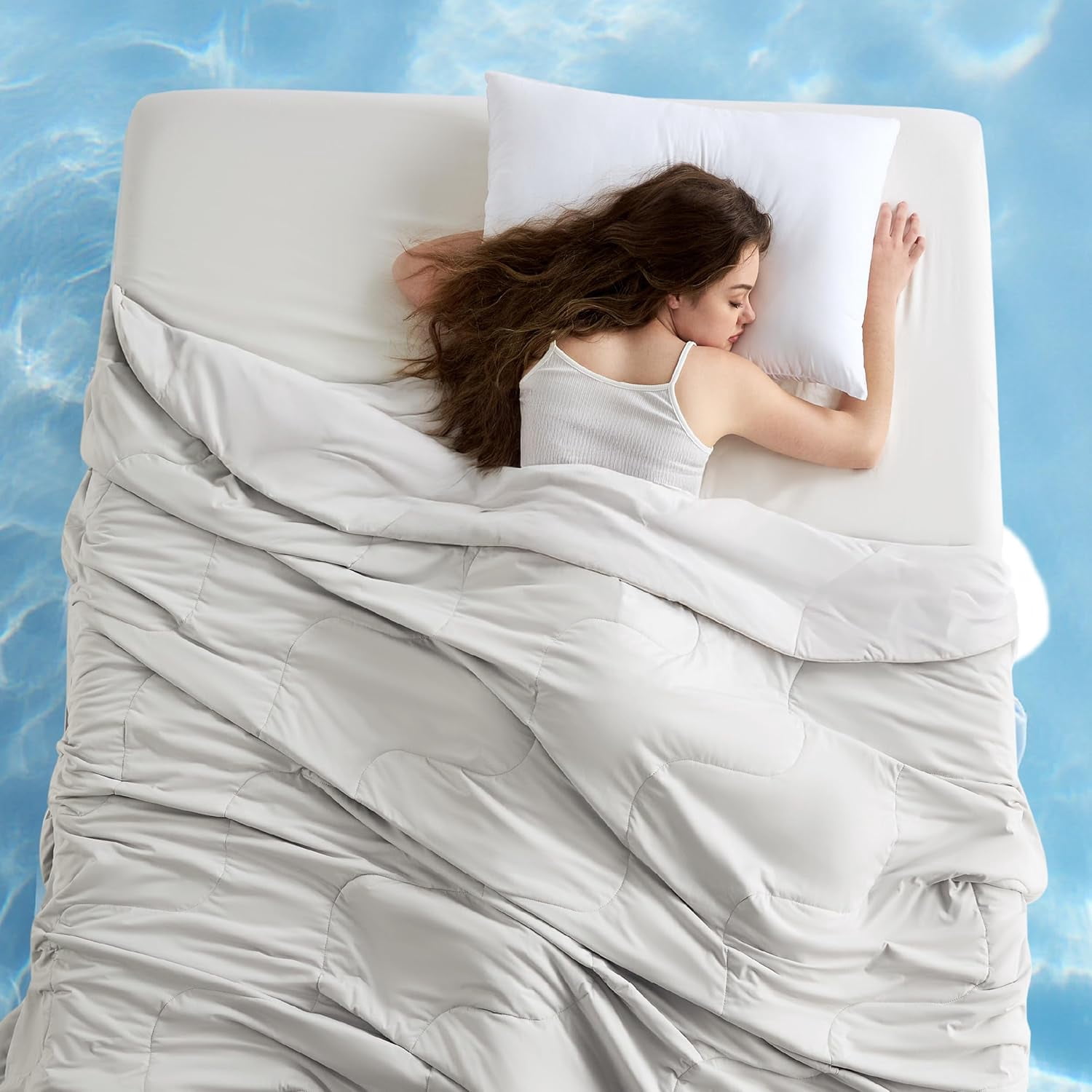 Cooling Blankets for Hot Sleepers - Summer Blanket King Size, Cold and ...