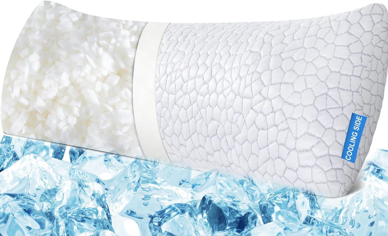 Cooling Body Pillows for Adults, Shredded Memory Foam Full Body Pillow ...