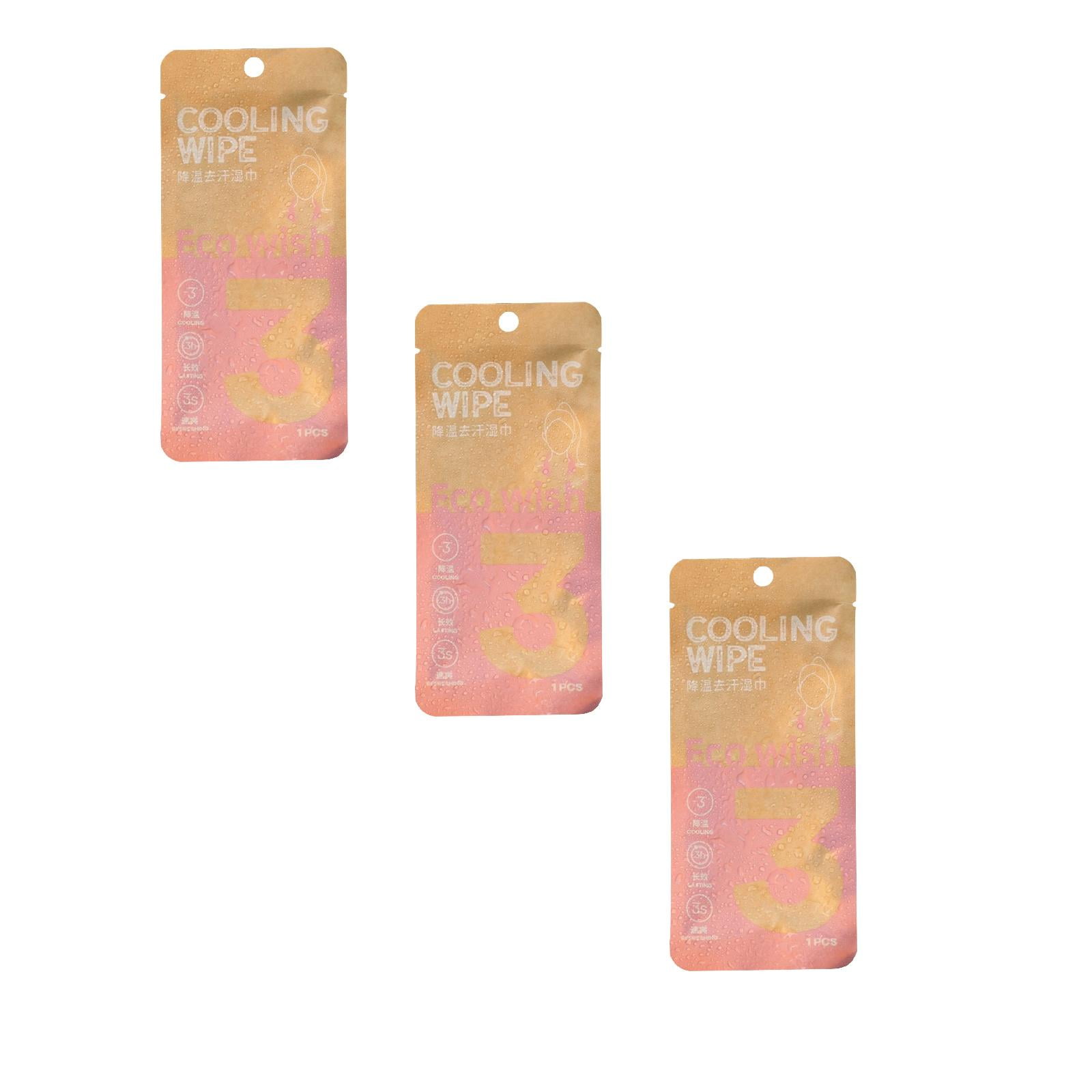 Cooling Body Wipes, 10''x25'' Huge Cooling Wipes, 3s Ice Sensation ...