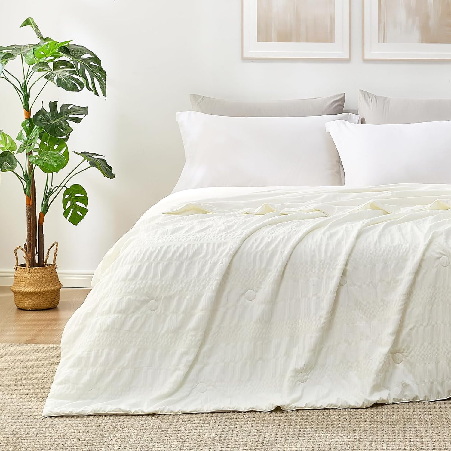 Cooling Comforter King Size, Q-Max 0.4 Reversible Lightweight Cooling ...