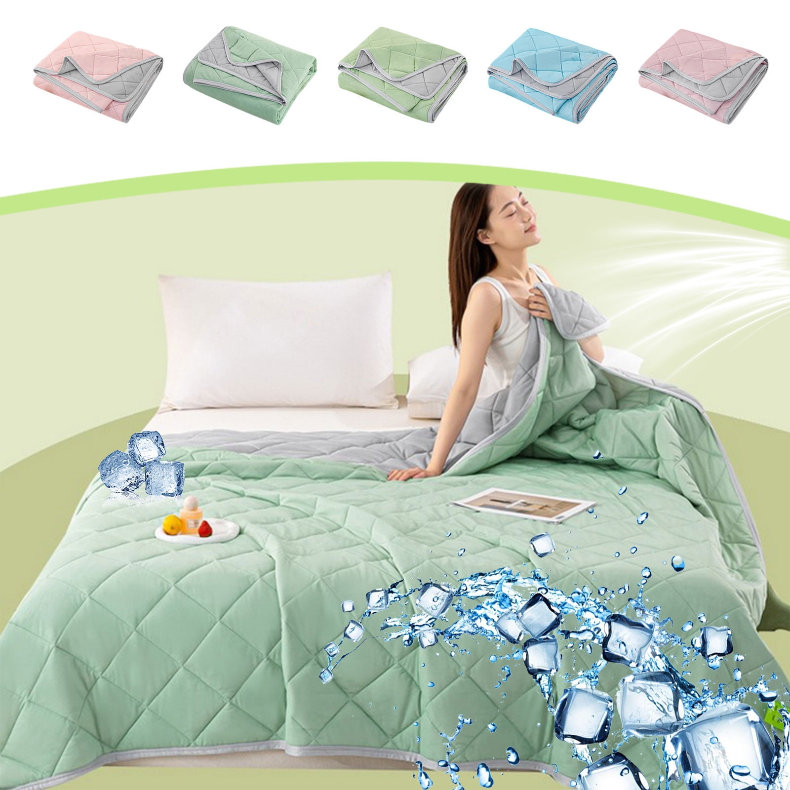 Cooling Comforter Queen Size,Comforters Queen Size,Machine Washable Summer Air Conditioning ...
