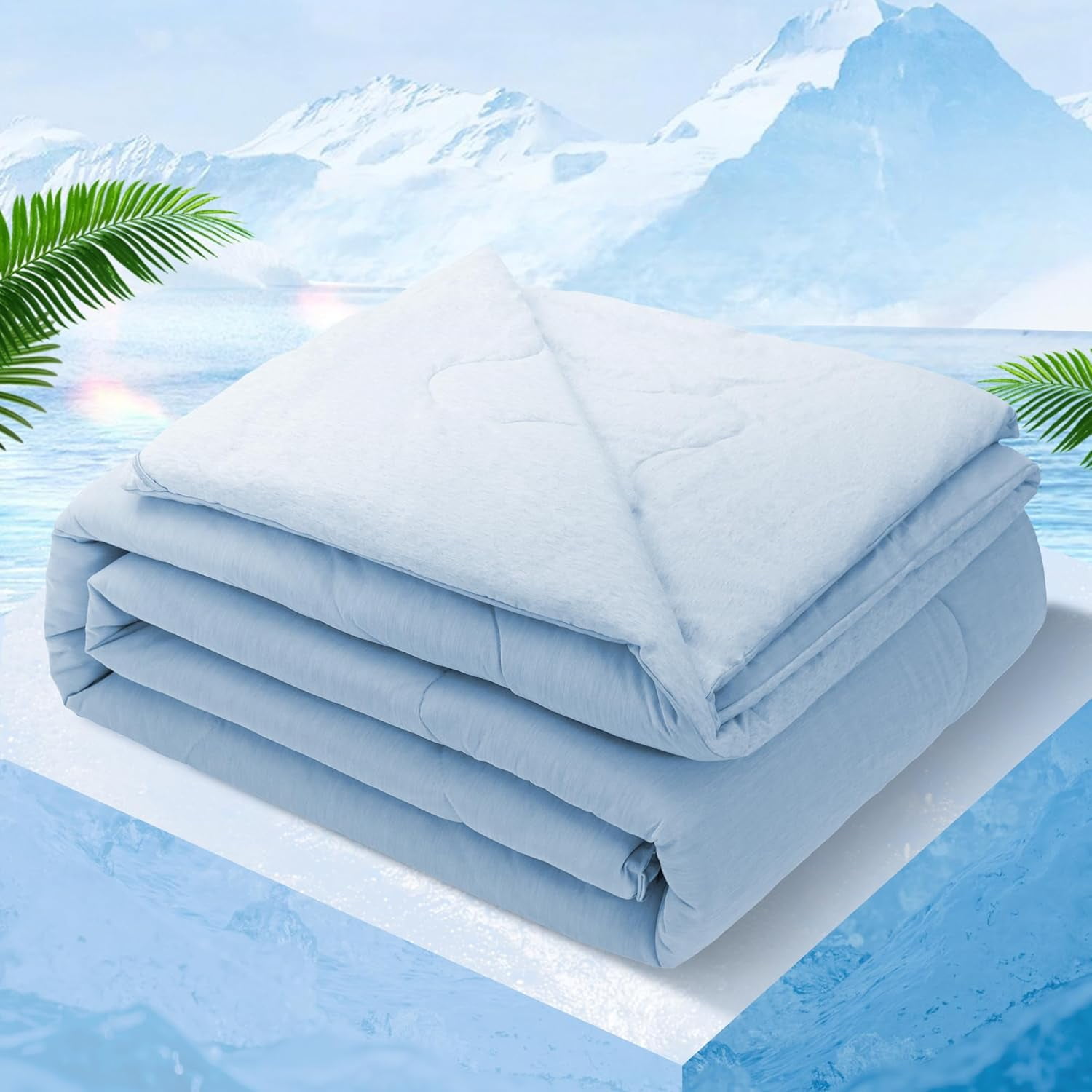 Cooling Comforter Twin Size, Summer Comforter with Arc-Chill Cooling ...