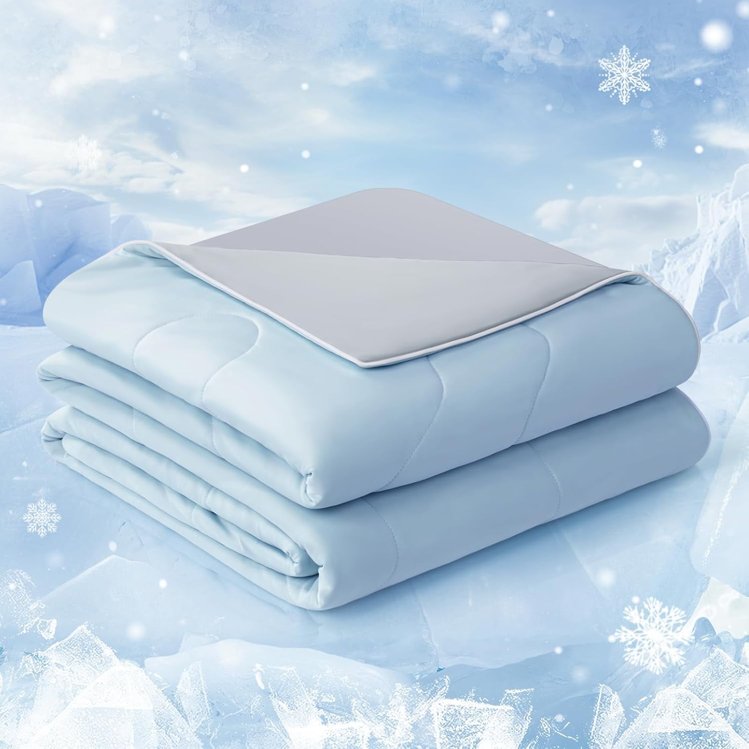Cooling Comforter Twin/Twin XL, Cooling Blanket for Hot Sleeper and ...