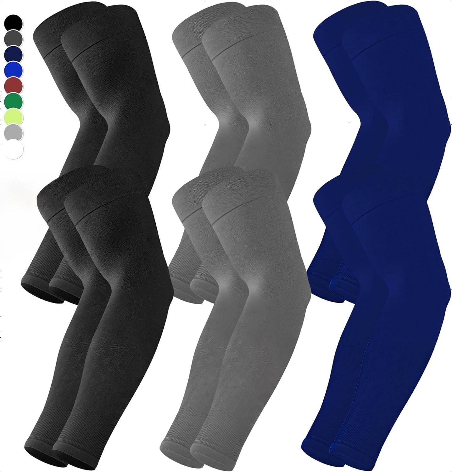 Cooling Compression Arm Sleeves for Men Women,UPF50 UV Sun Protection ...