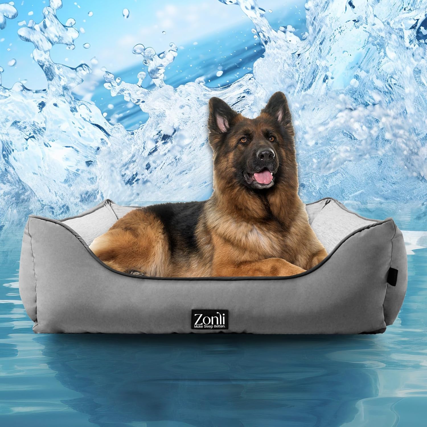 Cooling Dog Bed, Dog Beds for Extra Large Dogs, Dog Cooling Bed with ...