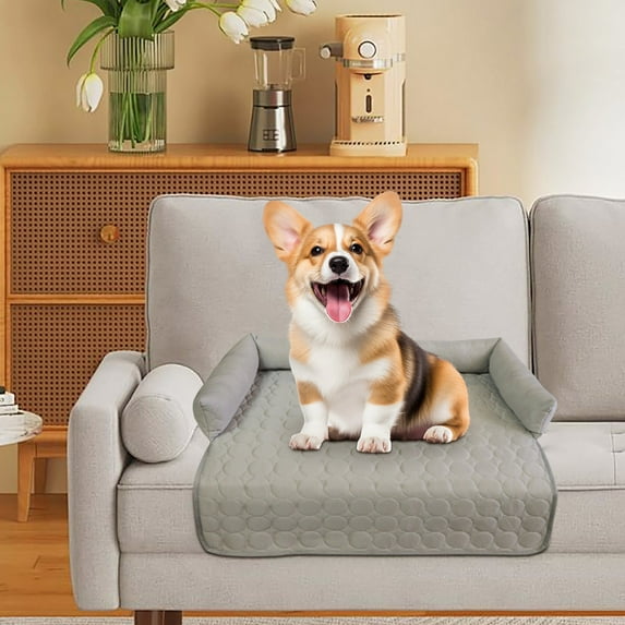 Cooling Dog Bed, Ice Silk Cooling Mat for Dogs with Ice Silk Fabric ...