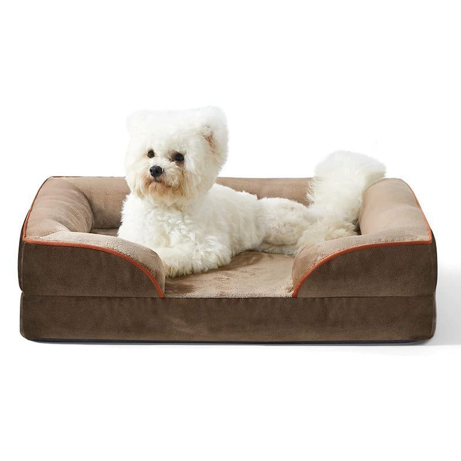 Cooling Dog Bed Memory Foam, Waterproof Dog Bed for Extra Large Dogs ...