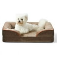 Cooling Dog Bed Memory Foam, Waterproof Dog Bed for Extra Large Dogs ...