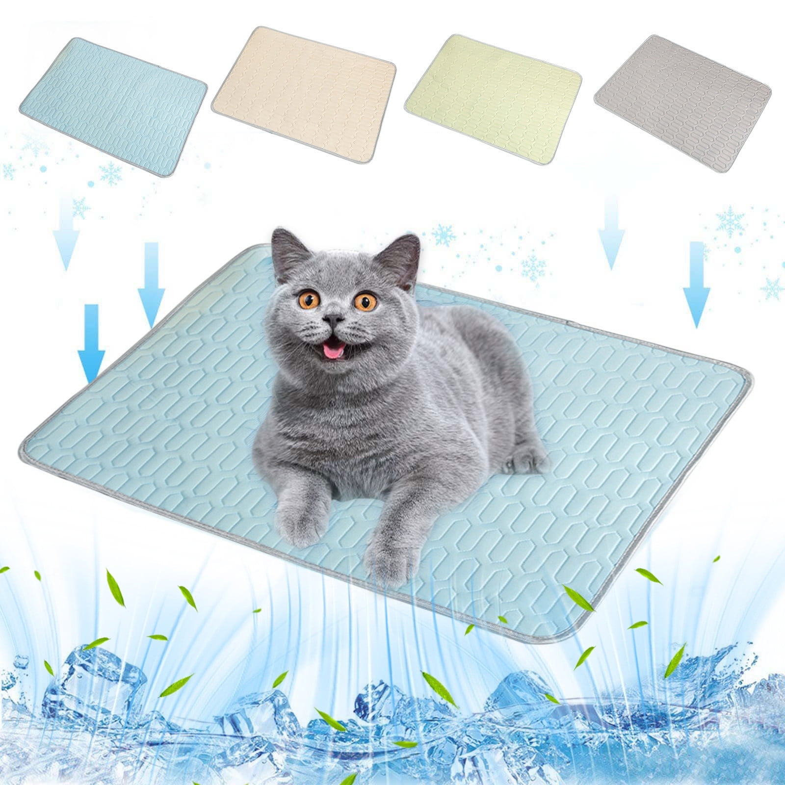 Cooling Dog Mat,Large Self-Cooling Pad,Breathable Fabric,Quick-Dry ...