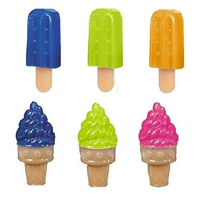 Cool Pup Cooling Dog Toys with Ice Cream Cone & Popsicle Shapes, Green ...