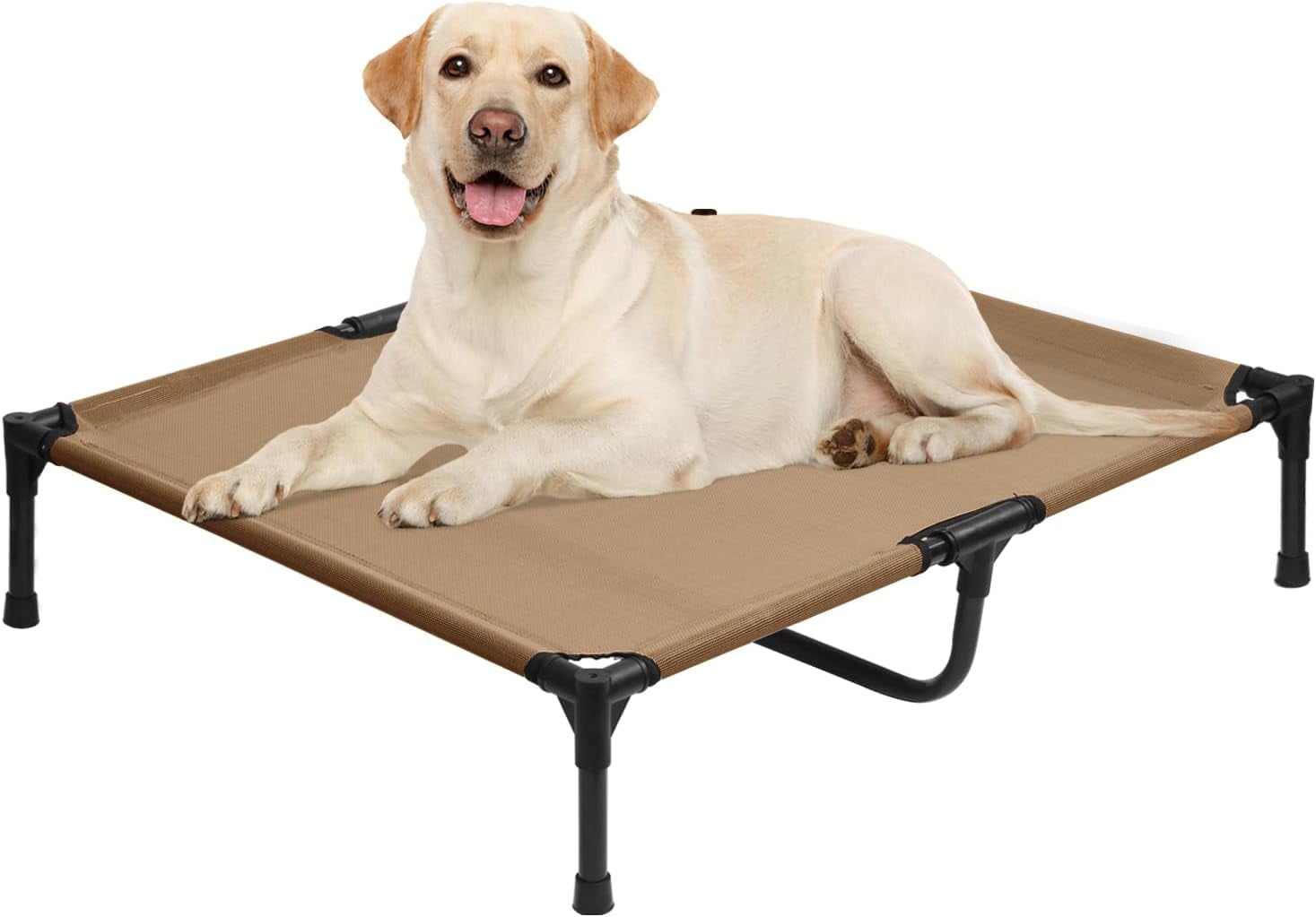Cooling Elevated Dog Cots Beds for Large Dogs, Outdoor Raised Pet ...