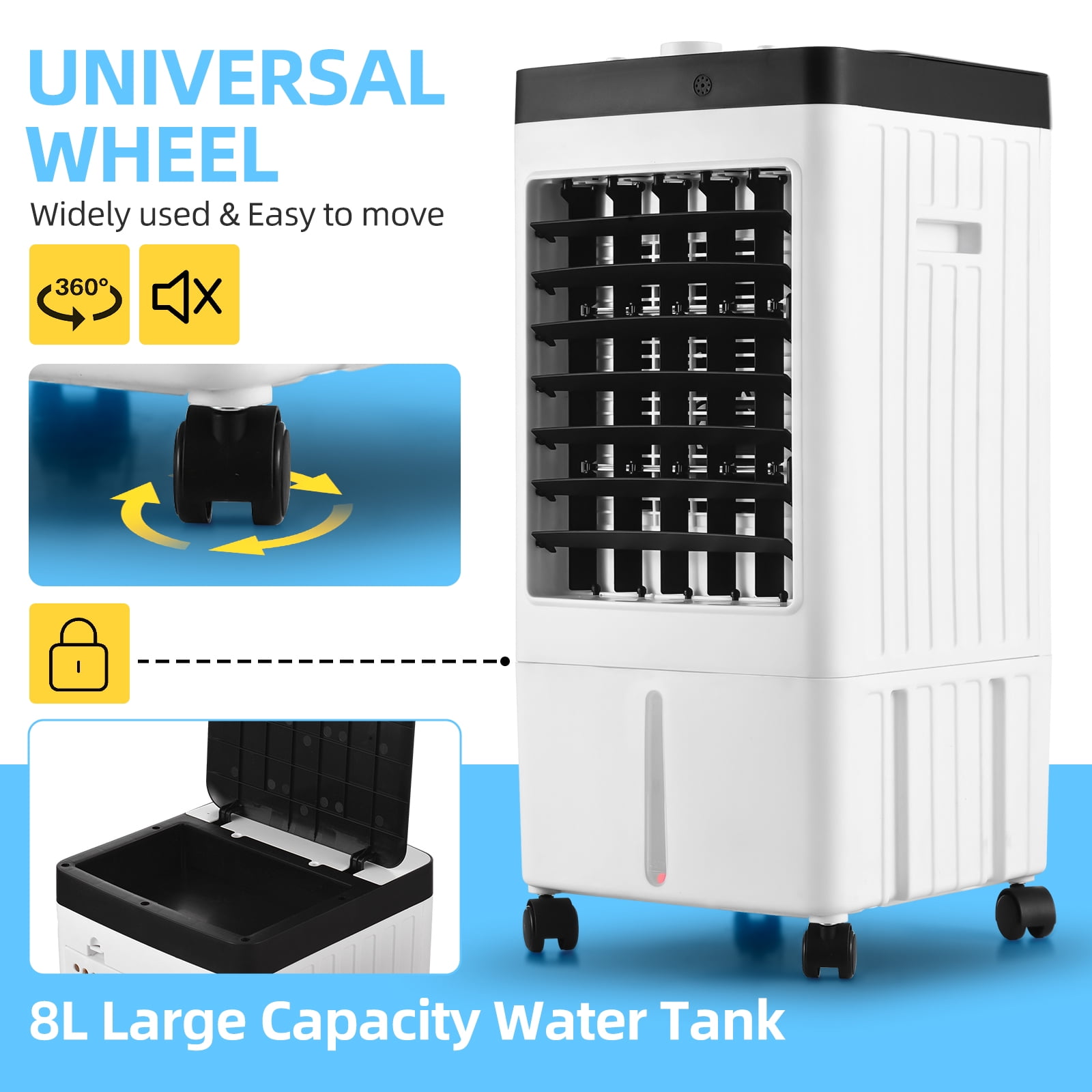 Cooling Evaporative Air Cooler 100 Oscillation With Remote Control / 2 ...