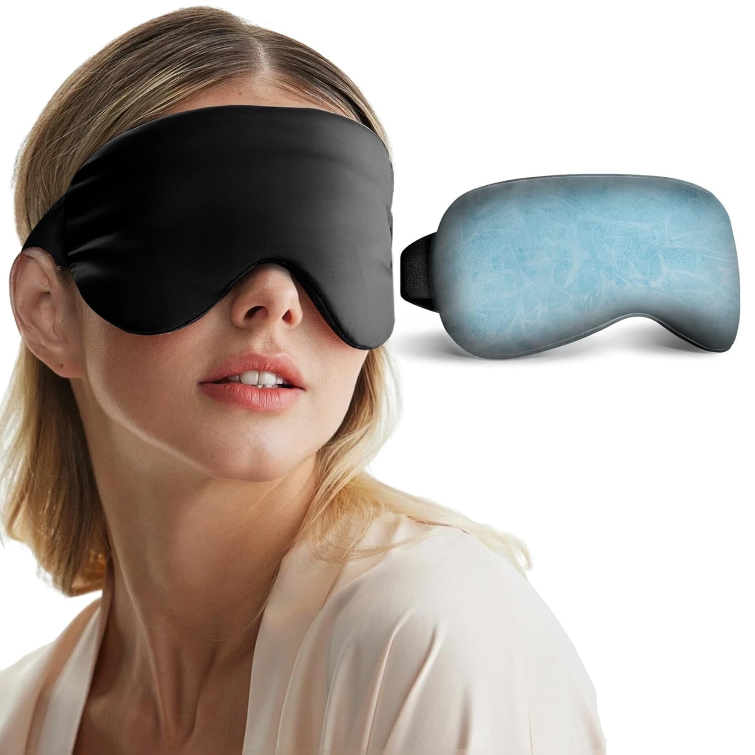 Cooling Eye Mask, Cold Eye Compress for Puffy Eye, Dark Circles, Cold ...