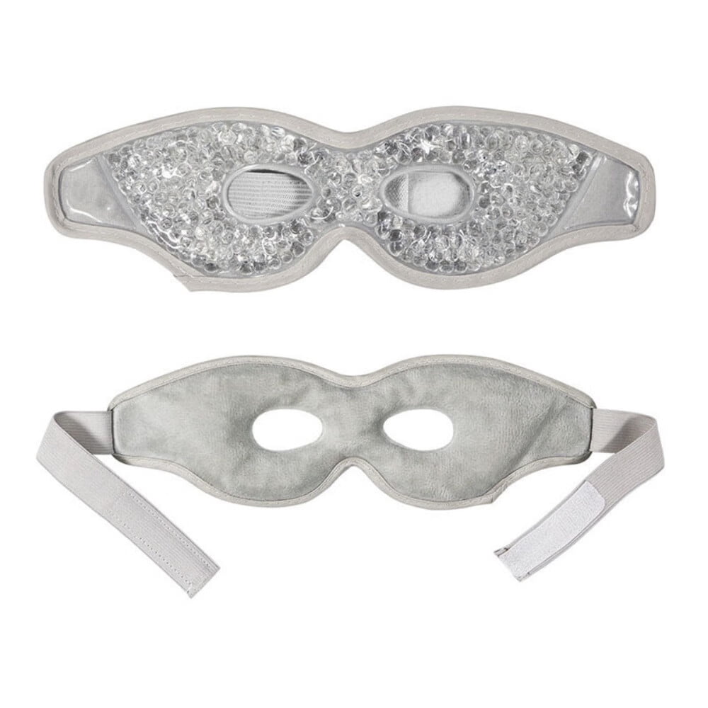 Cooling Eye Mask, Reusable Hot or Cold Therapy Gel Bead Eye Mask with ...