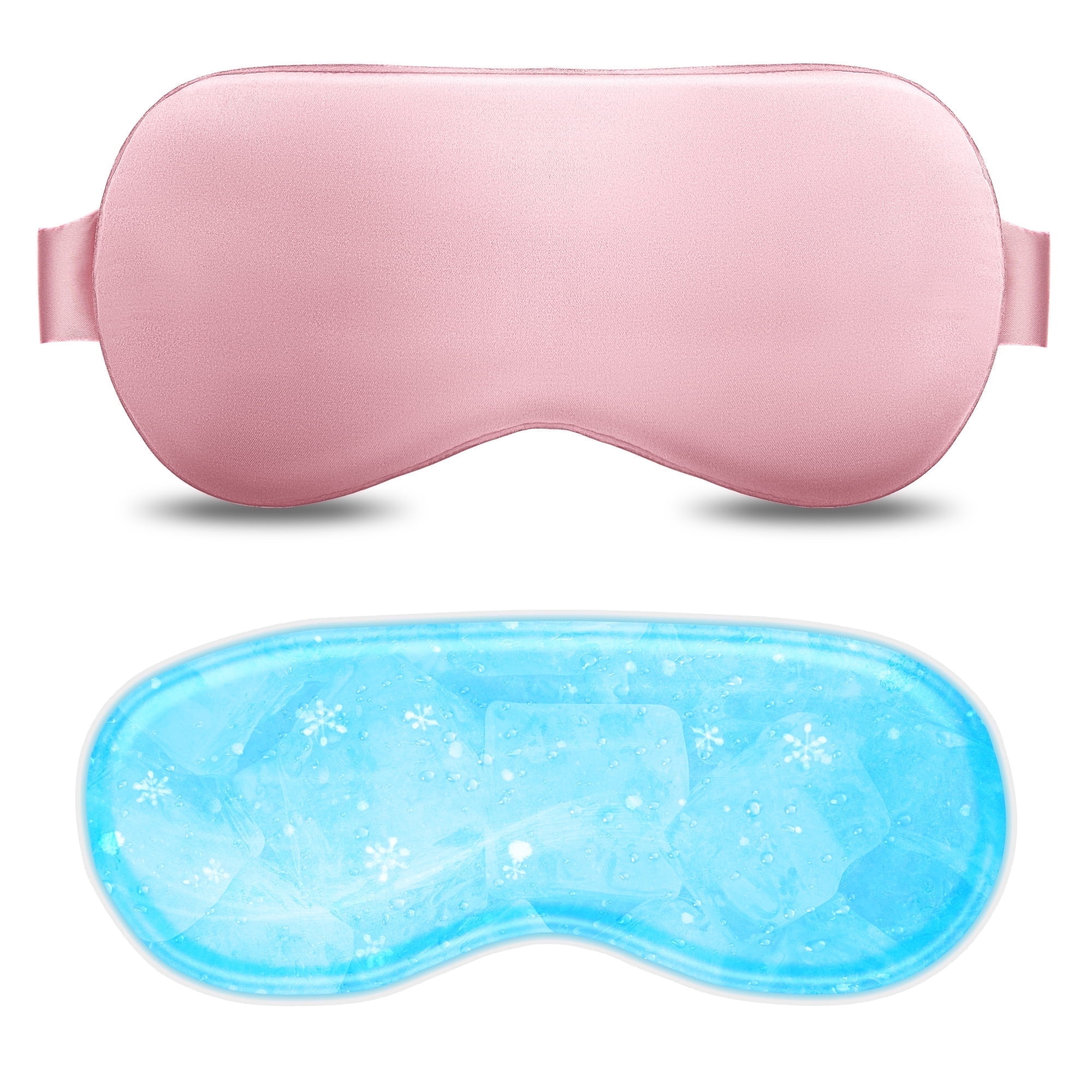 Cooling Gel Eye Mask for Migraines & Puffy Eyes - Reusable Sleep Mask ...