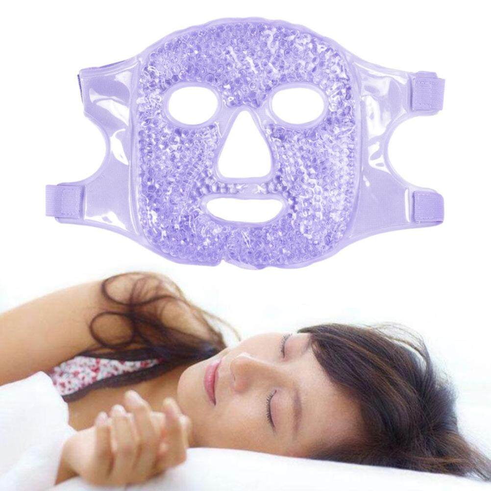 Cooling Face Cover Cool Gel Face Pack Comfortable Hot and Cold Compress ...