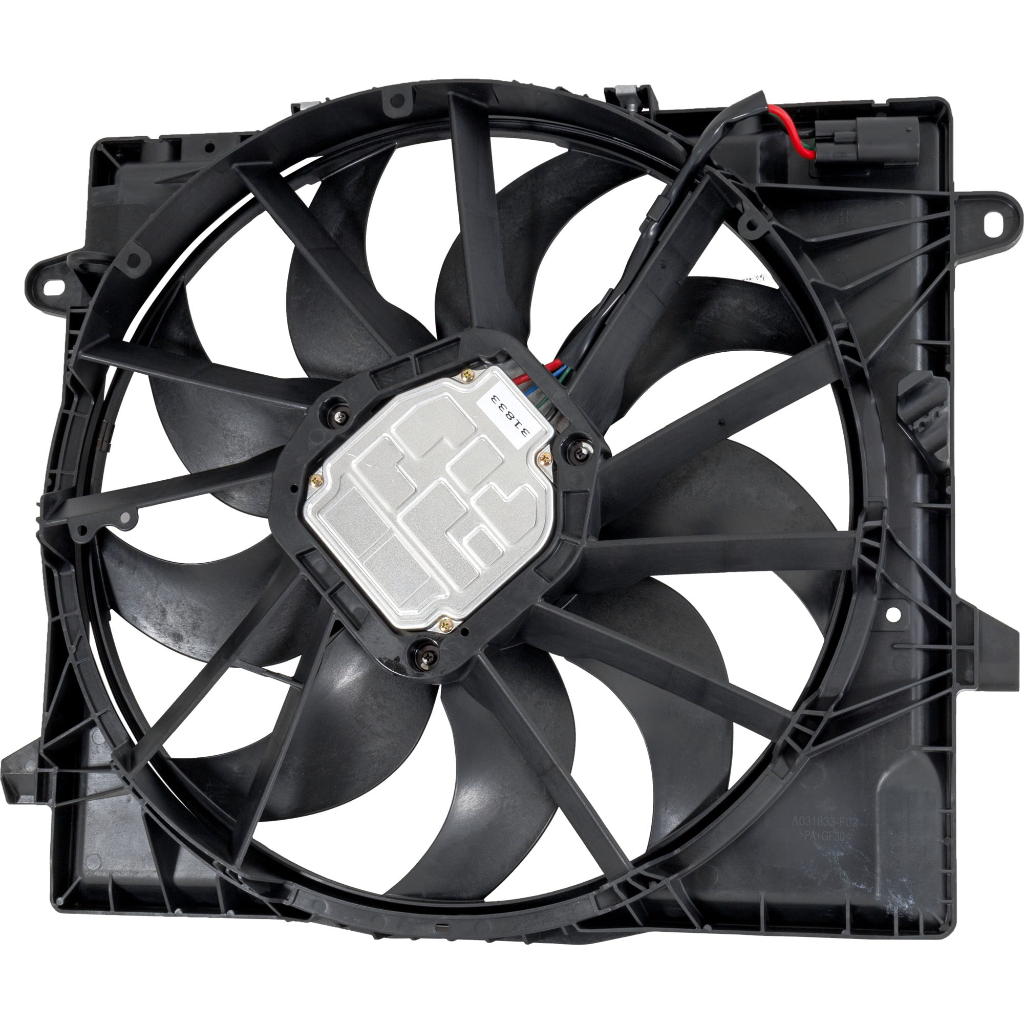 Cooling Fan Assembly Compatible with 2019-2022 Jeep Wrangler 2020-2021 ...