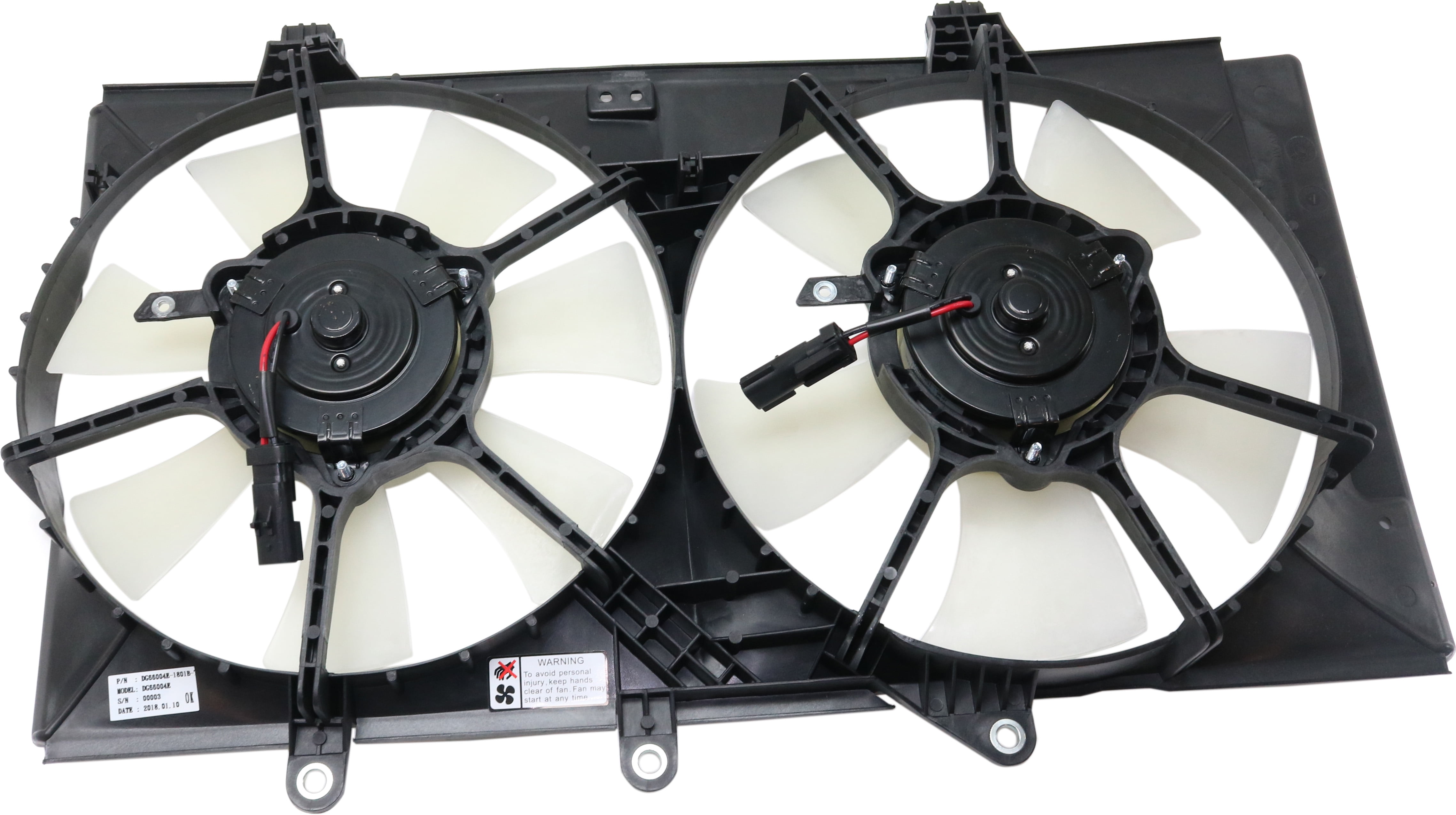 Cooling Fan Assembly Compatible with RAM PROMASTER VAN 2014-2018 Dual ...