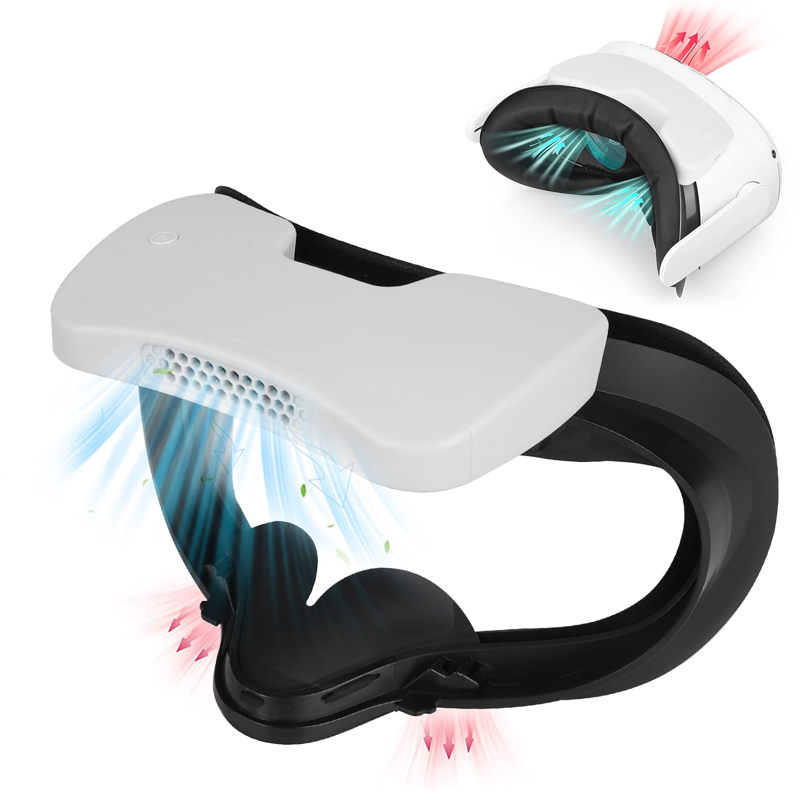TSV Oculus/Meta Quest 2 Cooling Fan Face Cover, 2-speed Adjustable ...