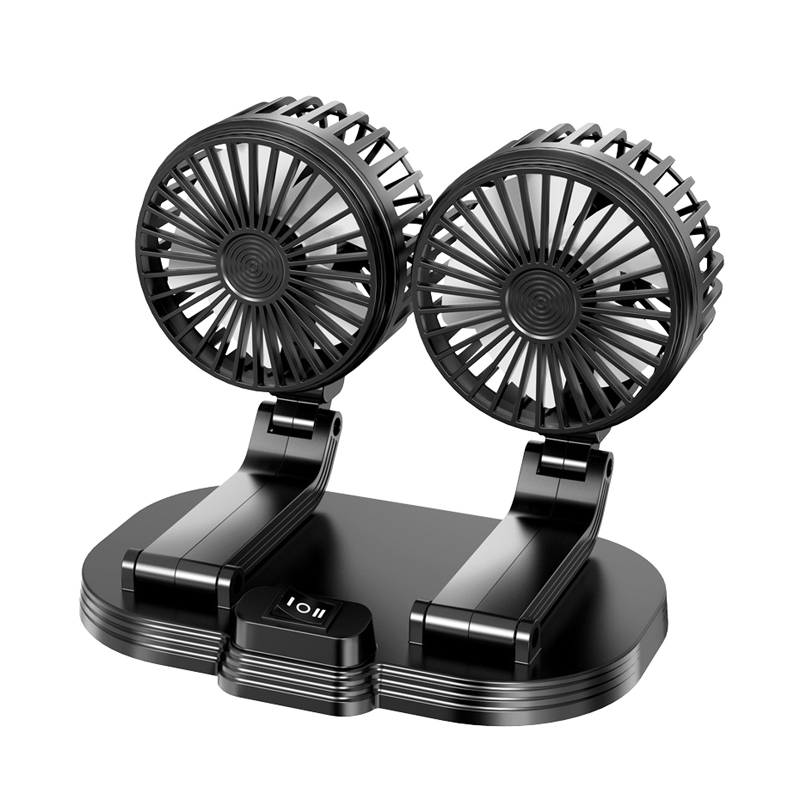 Cooling Fan Head Rotation Cooling Fan for Truck SUV Home Office USB ...