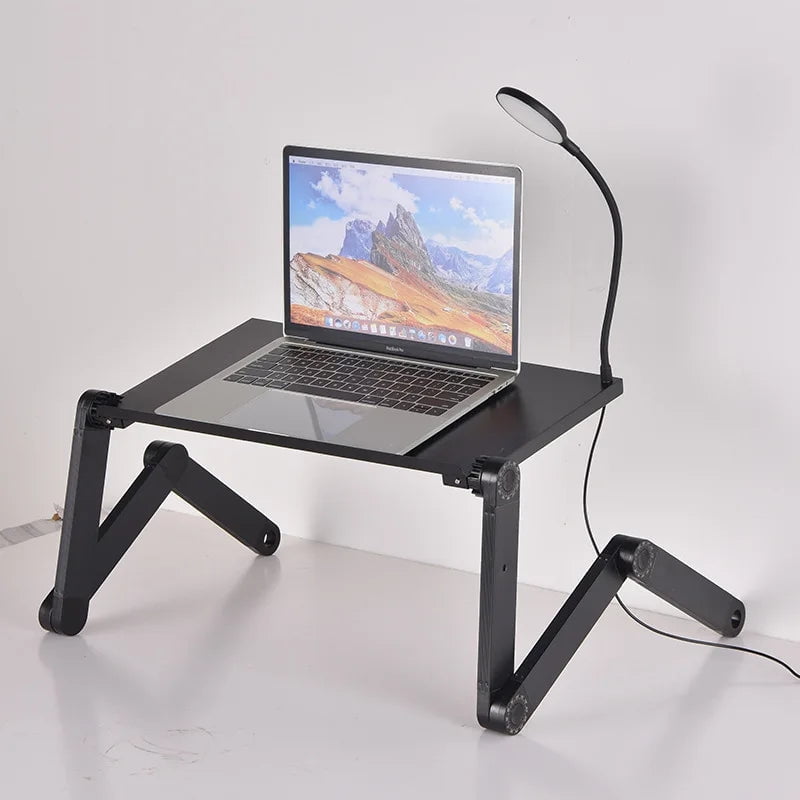 Cooling Fan Laptop desk Portable Adjustable Foldable Computer Desks ...