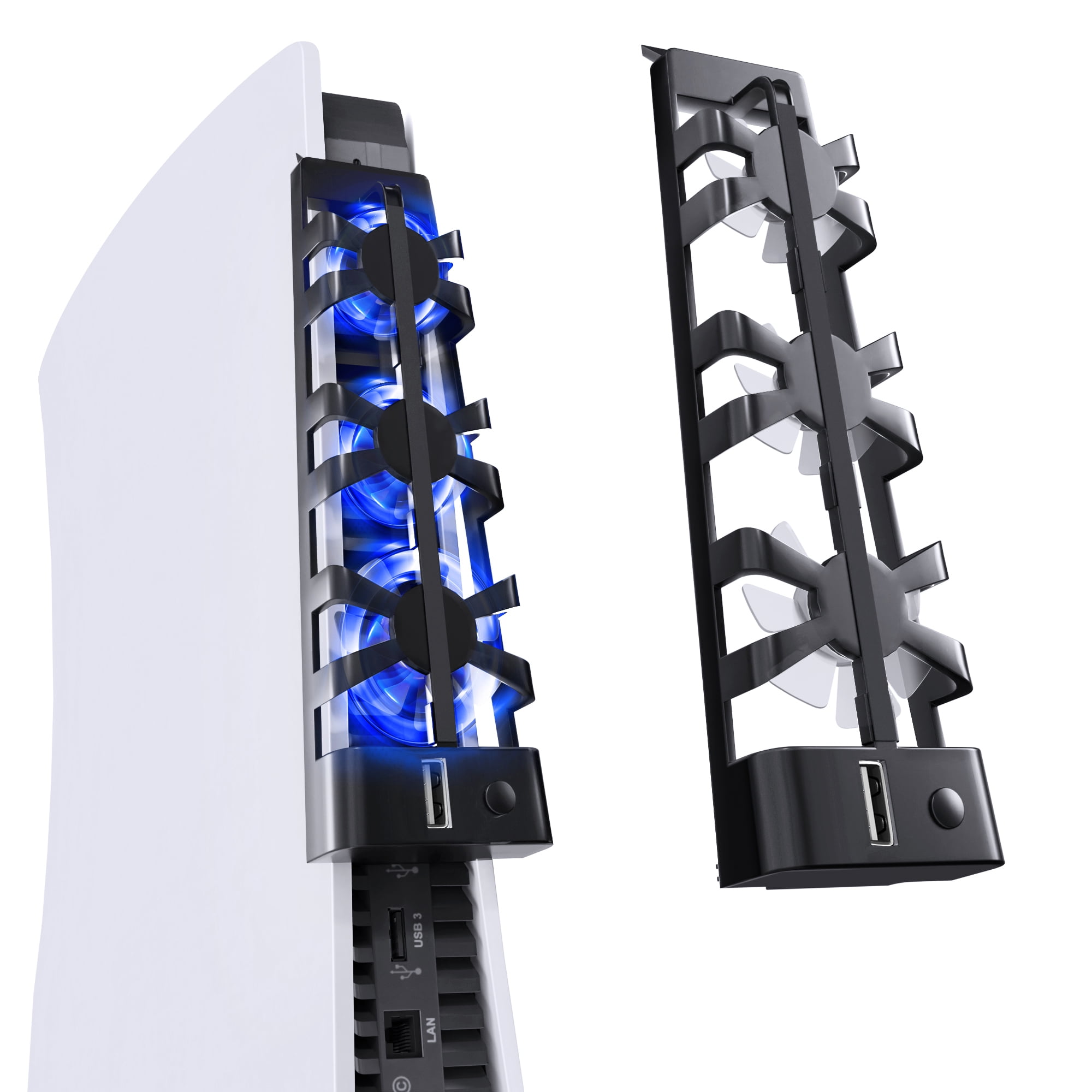Cooling Fan for PS5 - External High-Speed Silent Cooler Fan with Cool ...