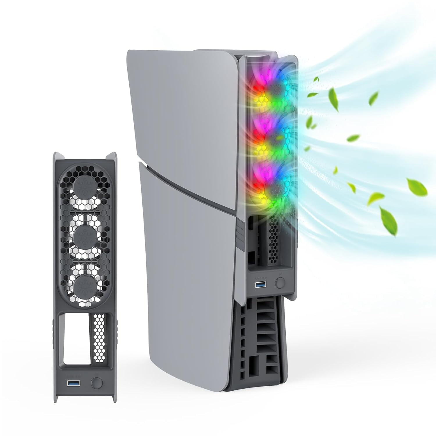 Cooling Fan For PS5 Pro/for PS5 Slim Disc & Digital Edition, Cooling ...