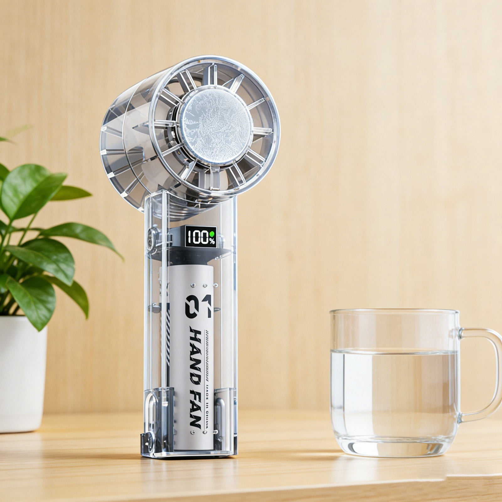 Cooling Fan, Semiconductor Ice Compress Mecha Fan, 199-speed LED ...
