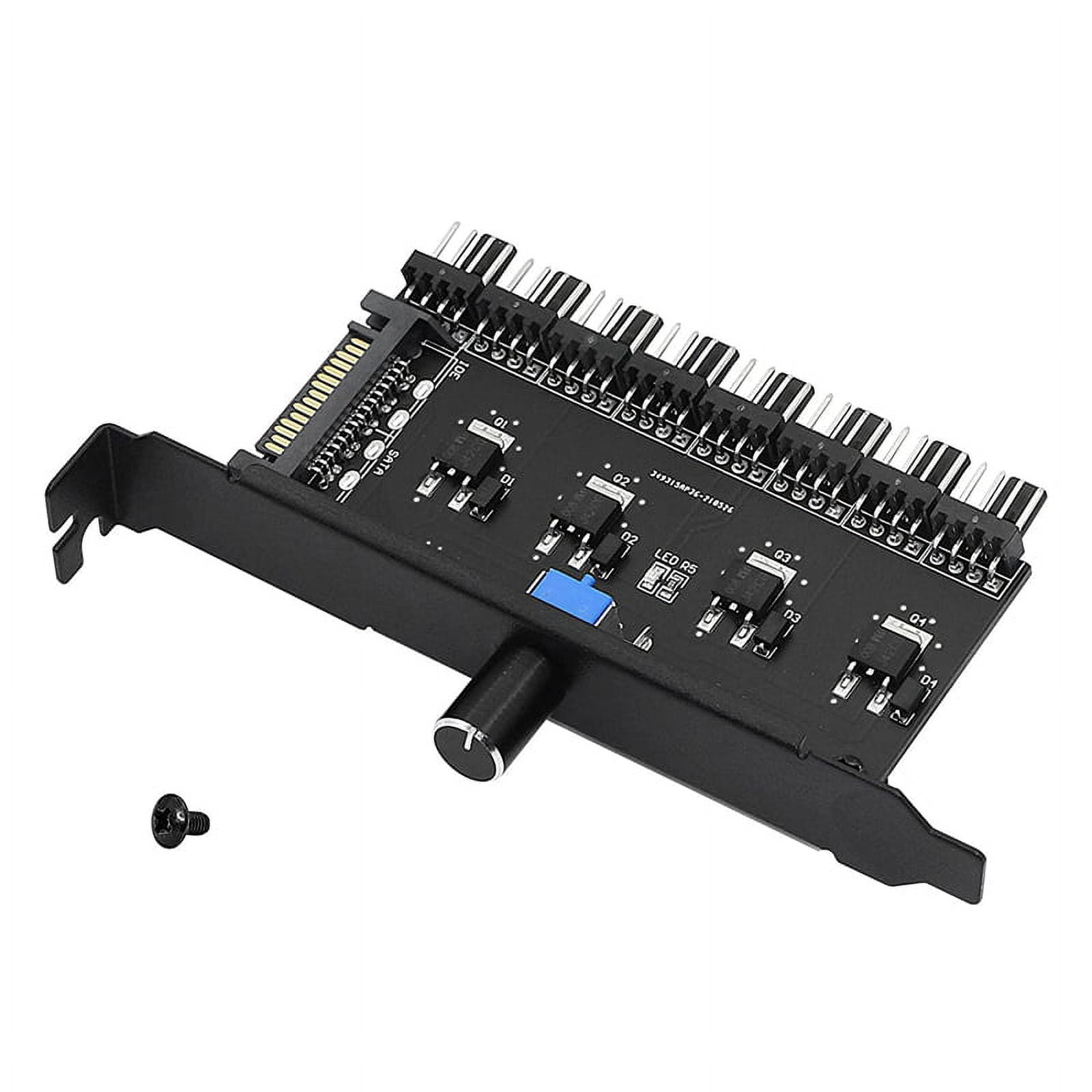 Cooling Fan Speed Controller for CPU Case HDD VGA PWM Fan () - Walmart.com