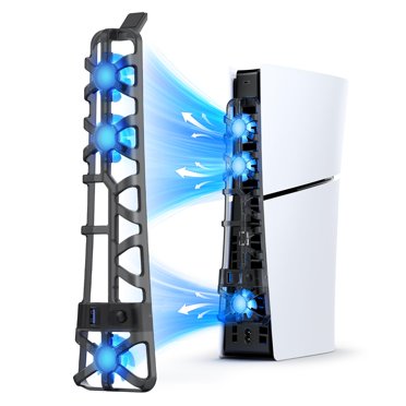 For PS5 Cooling Fan External USB Cooler Game Console Cooling Fan With ...