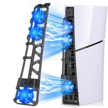 Dustproof Cooling Fan for PS5, PS5 Fan with 7 Modes RGB Light, Low ...