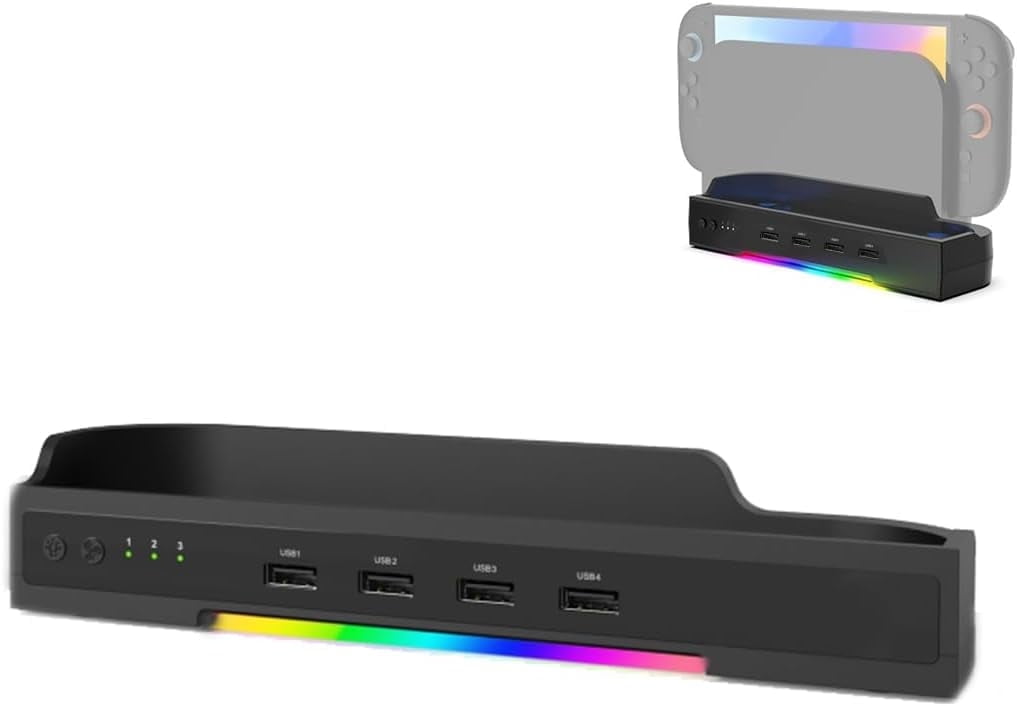 Cooling Fan for Switch 2 Docking Station Heat Sink Base with USB/NGC ...