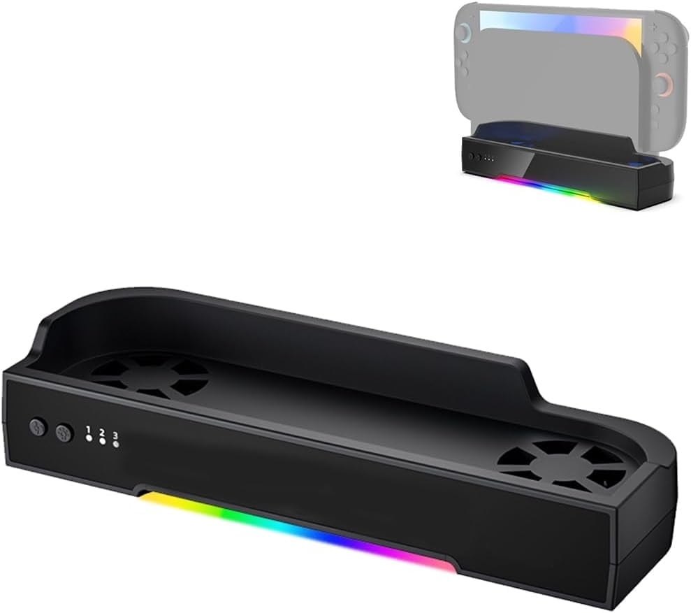 Cooling Fan for Switch 2 Docking Station Heat Sink Base with USB/NGC ...