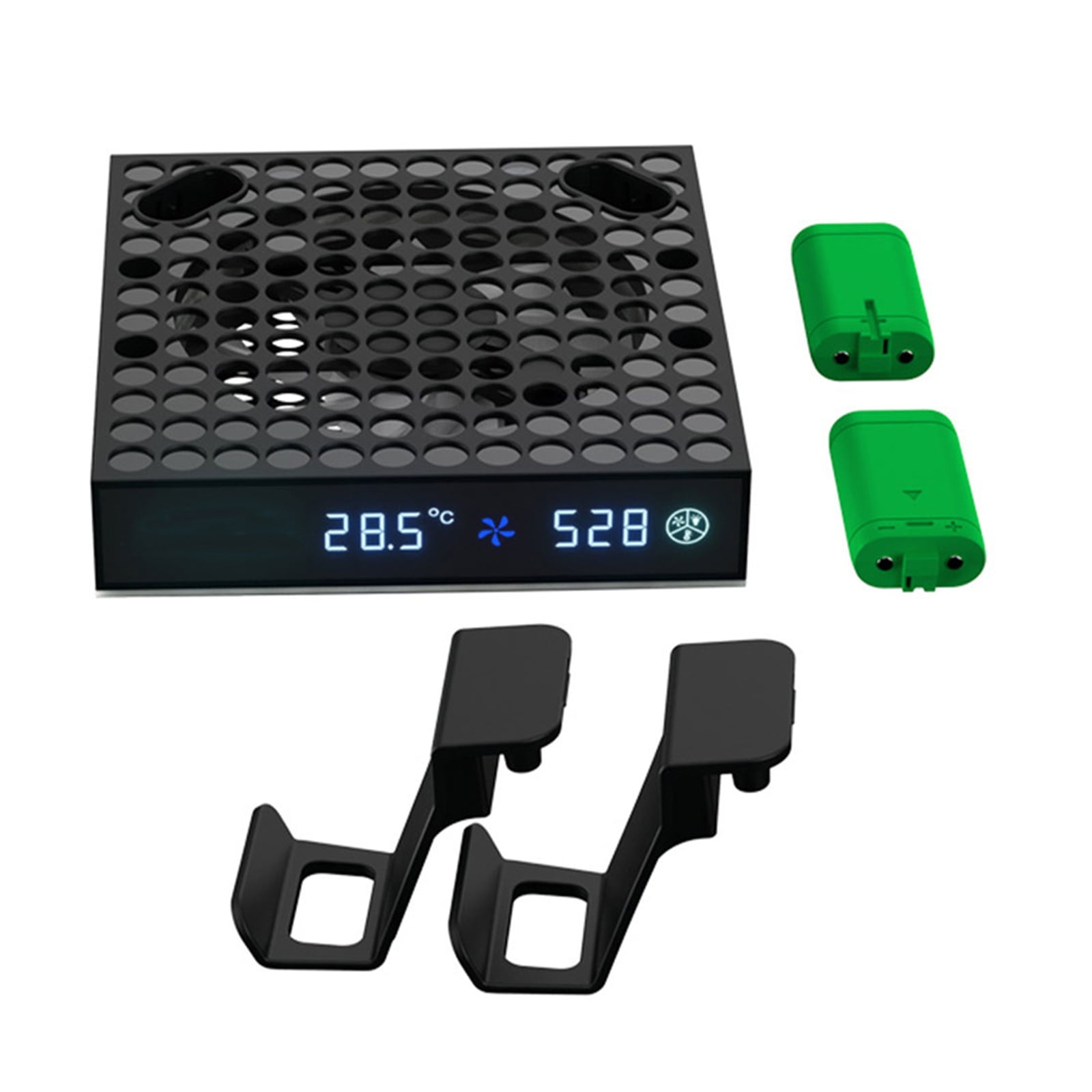 Cooling Fan for with Automatic Fan Speed Adjustable by Temperature, LED ...
