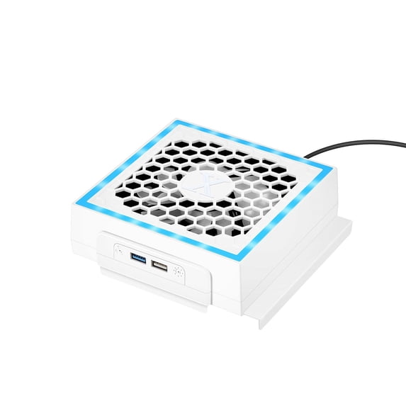 Cooling Game Console Cooling Fan with 2 USB Port Game Accessory for ...