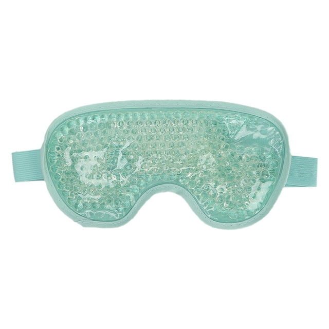 Cooling Gel Bead Eye Patch Reusable Hot Cold Compress Eye Pack Cover For Swelling Fatiguegreen