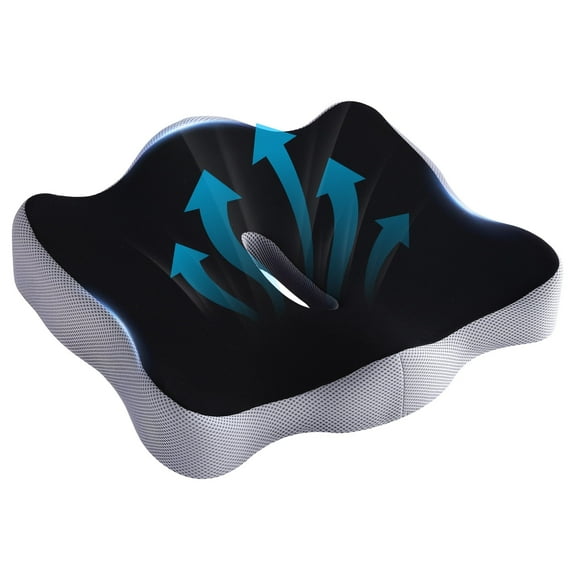 Pioneering Gel Seat n for Sitting Without Stuffiness, Ergonomic Memory ...