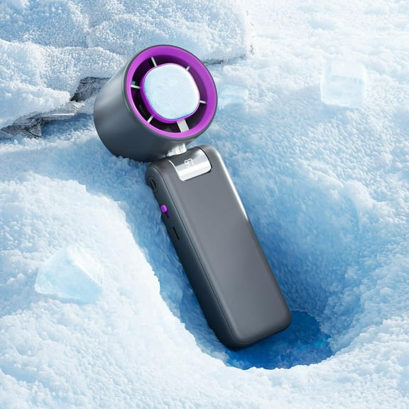 Vacemry USB Rechargeable Misting Fan, Handheld Cooling Fan with Spray ...