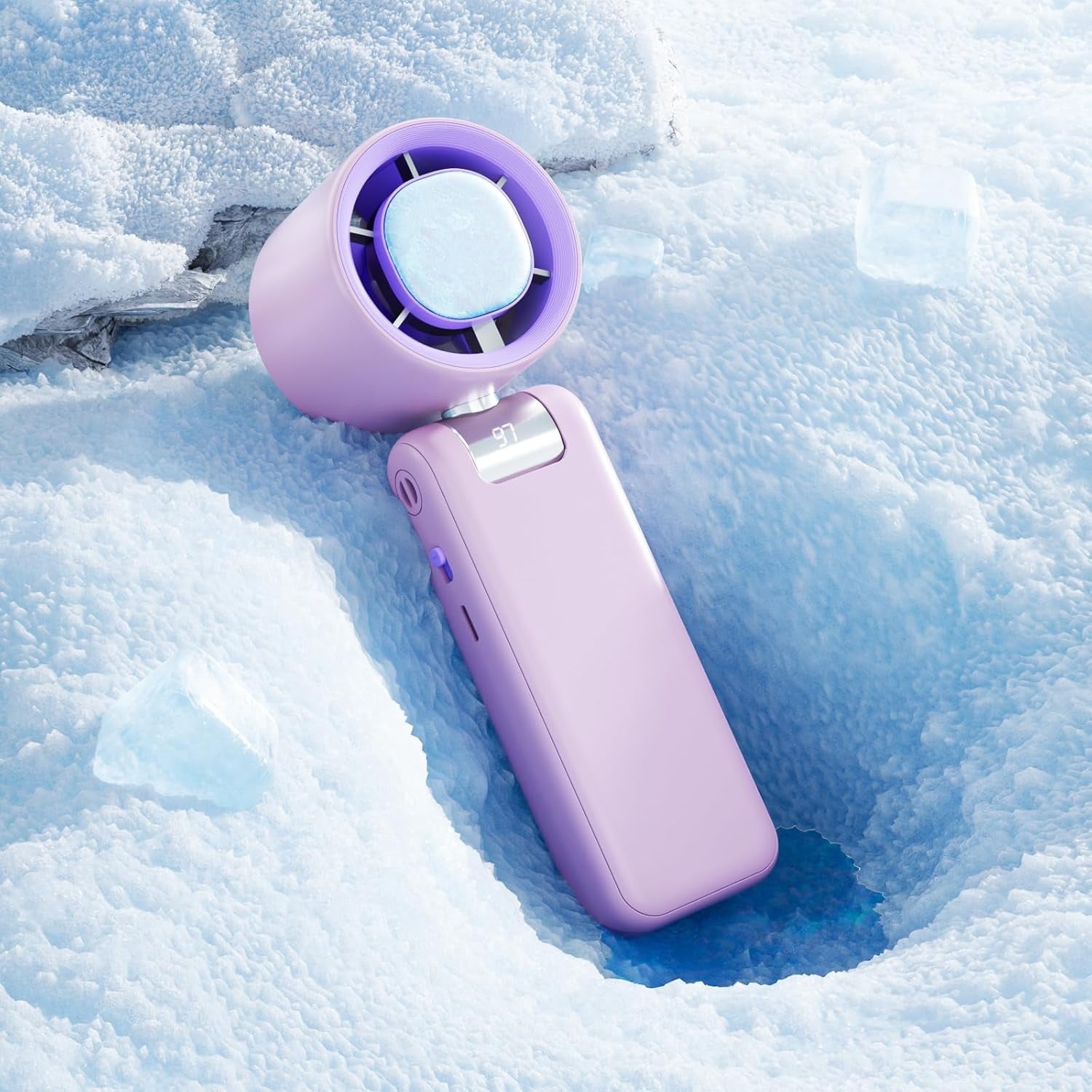 Cooling Portable Fan, Handheld Mini Fan Speed 1-100 Adjustable Mini ...