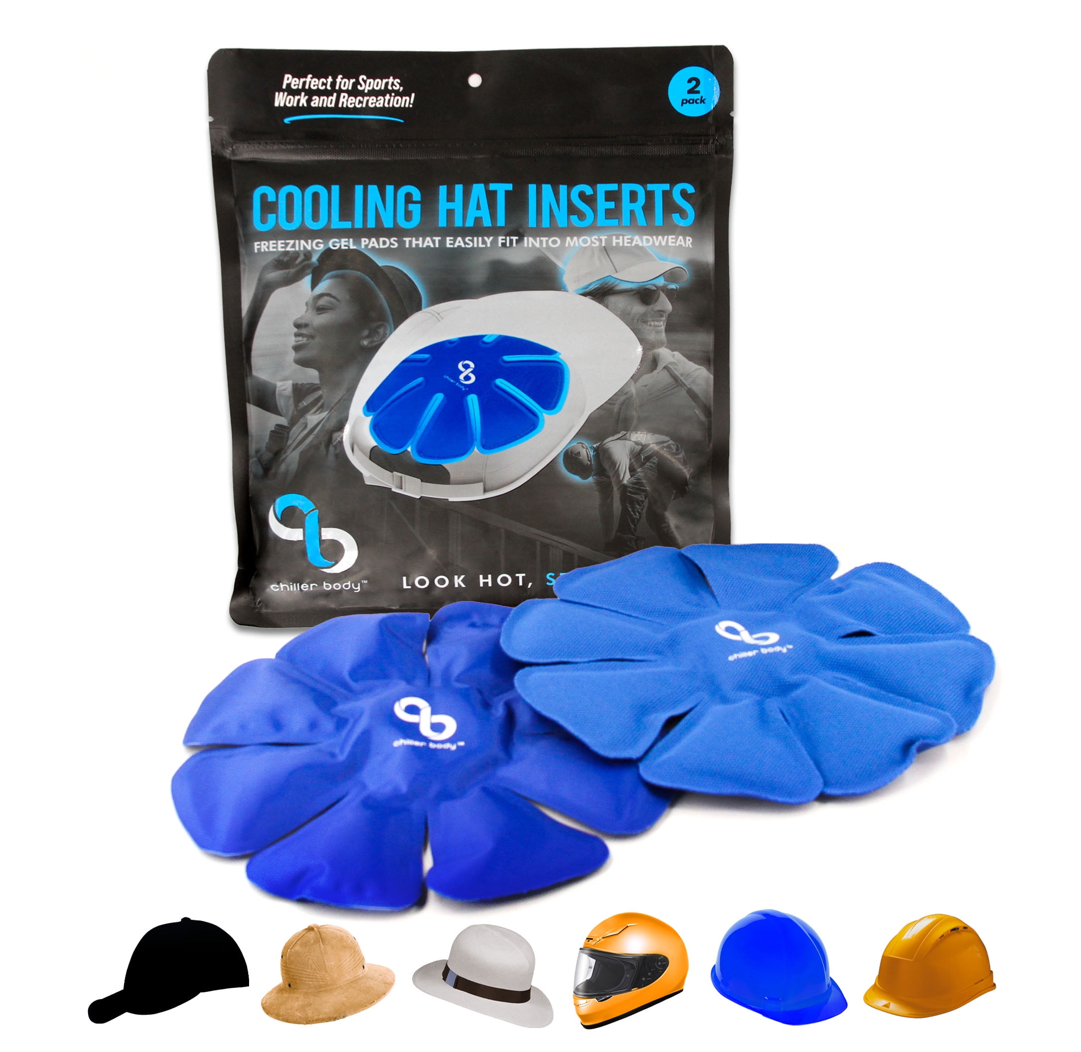 Cooling Hat Inserts by ChillerBody - Walmart.com