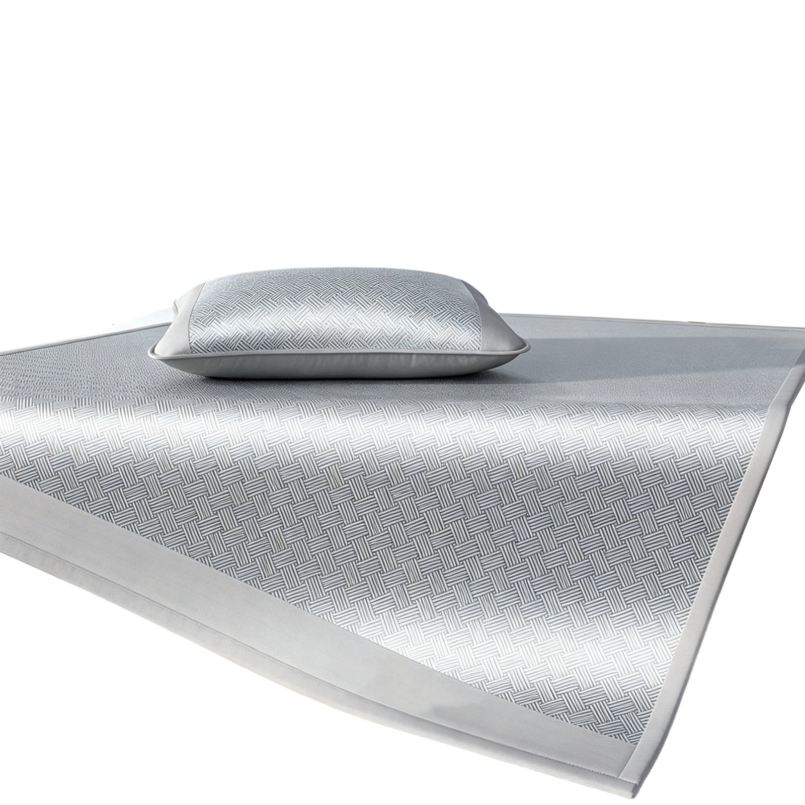 Cooling Ice Silk Mattress Pad - Washable, Foldable, Breathable Bed ...