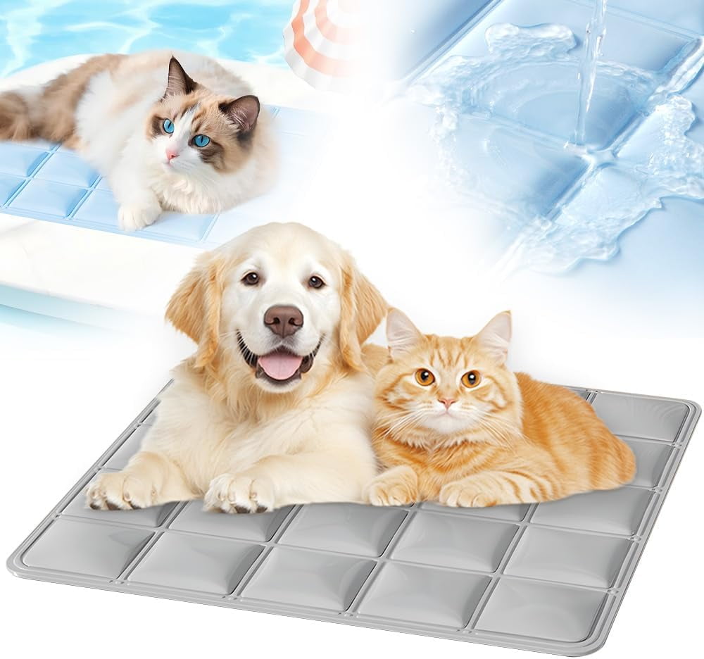 Cooling Mat for Dogs, 2025 Upgraded Cat Cooling Mat,Pet Cooling Mat Ice ...